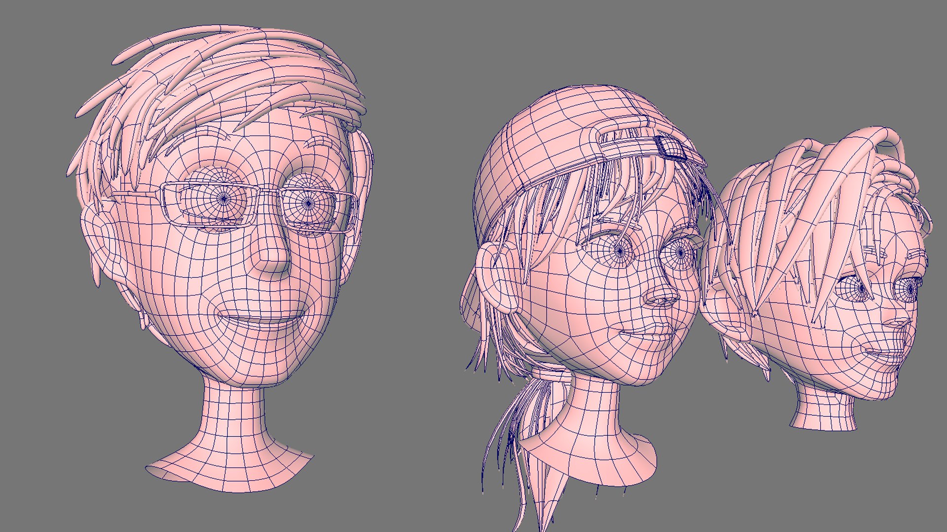 Head Cartoon 3D Model - TurboSquid 2071799