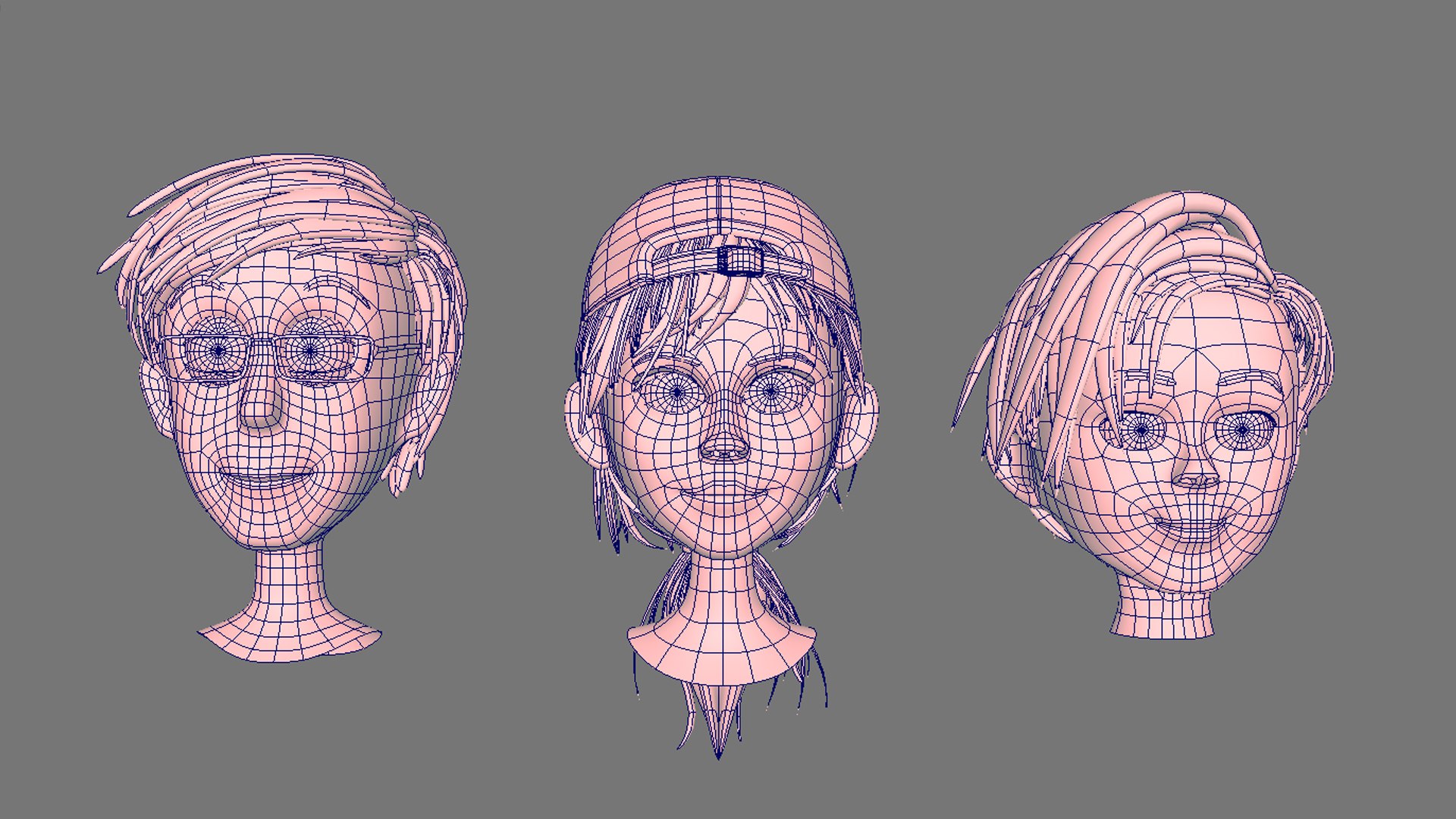 Head Cartoon 3D Model - TurboSquid 2071799