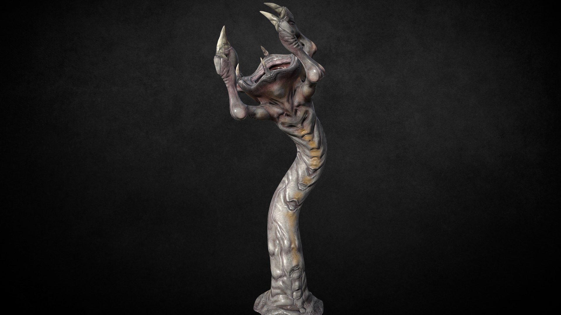 Armored Clawed Worm 3D Model - TurboSquid 1331348