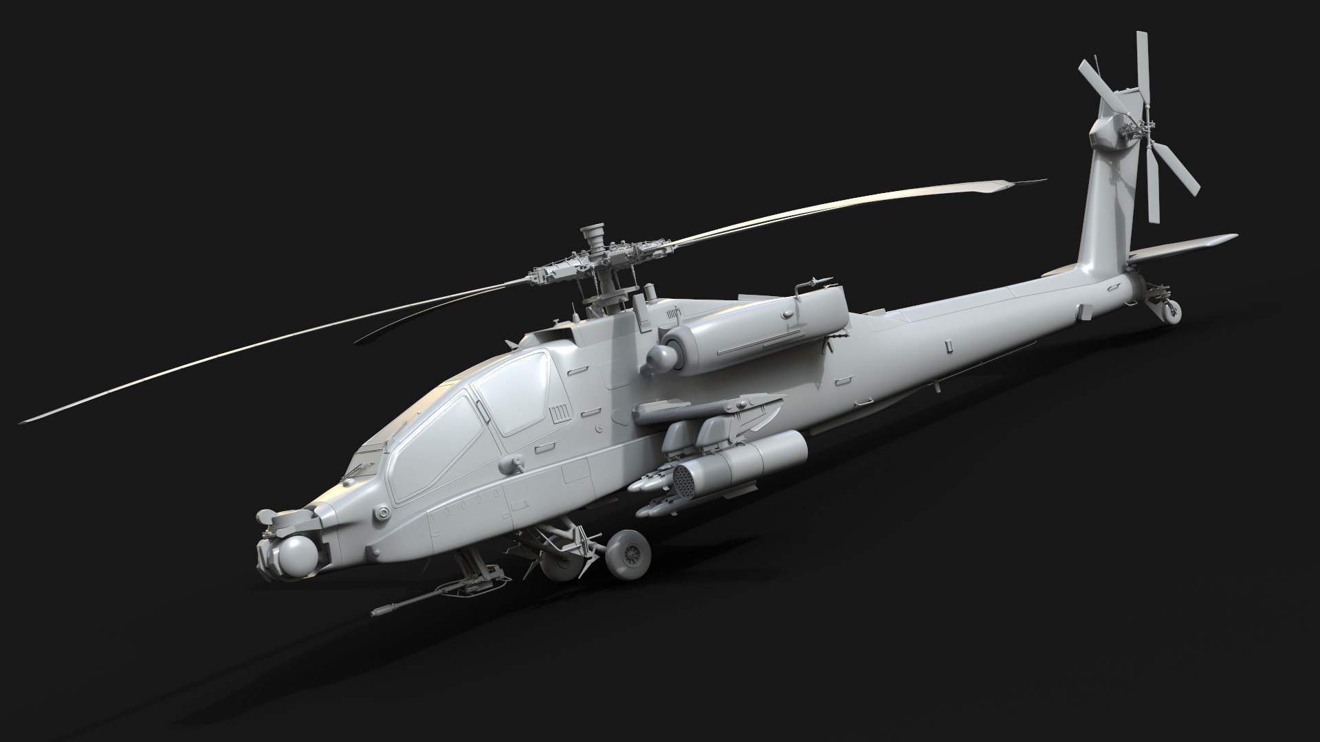 Apache Helicopter Model - TurboSquid 1558490