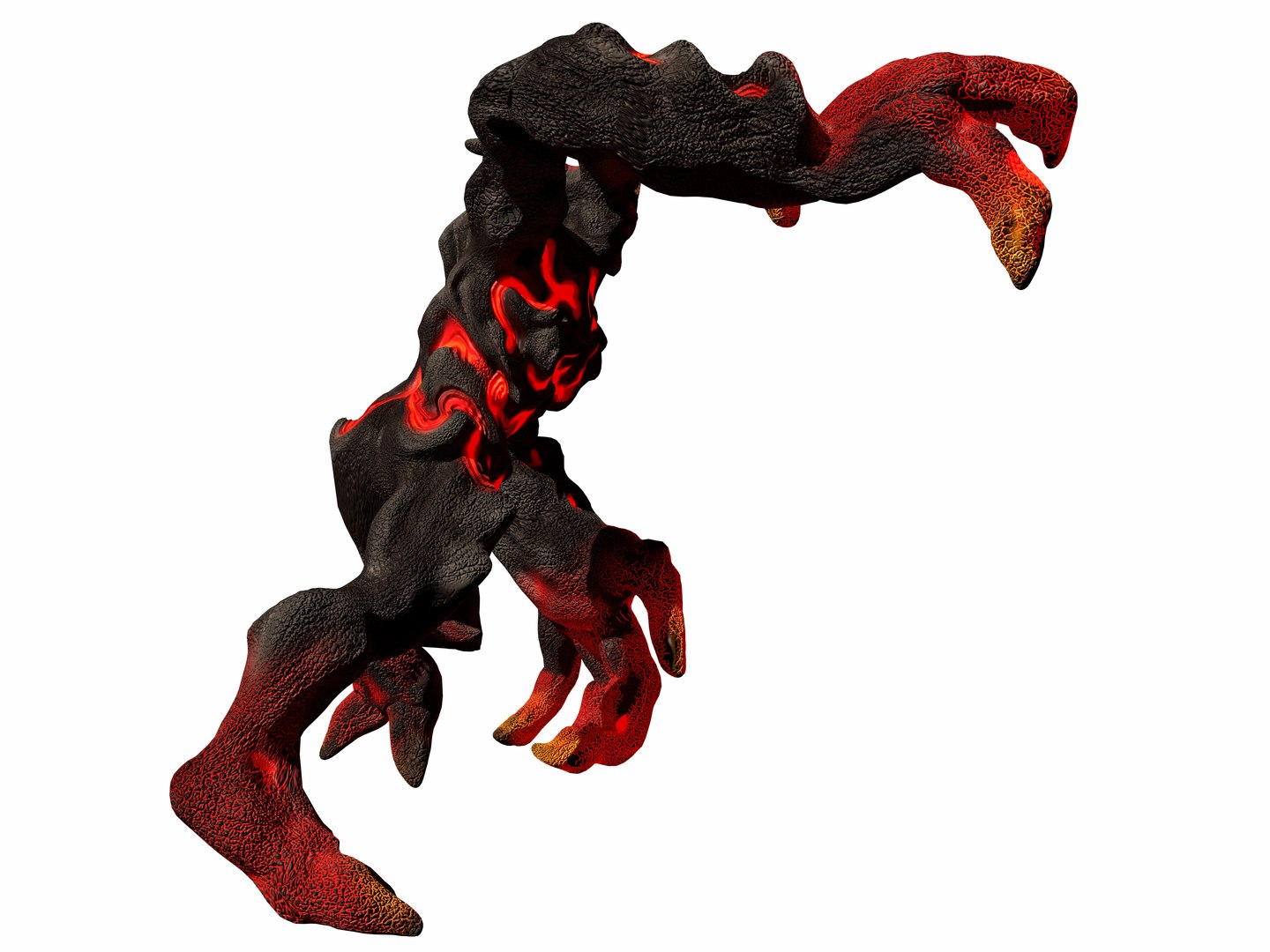 3D Magma Monster - TurboSquid 1886185