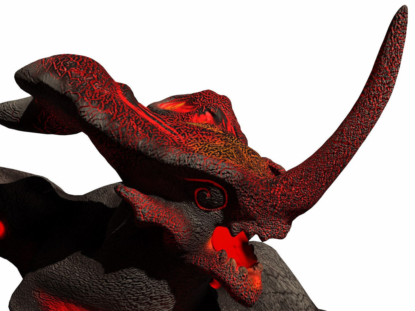 3D Magma Monster - TurboSquid 1886185
