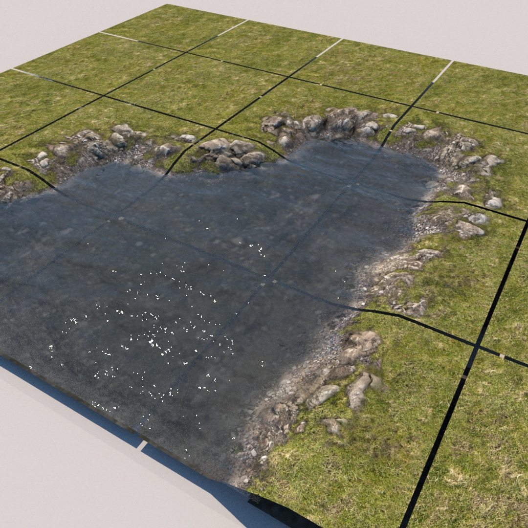 3D модель коллекция садовой дорожки - TurboSquid 1228475