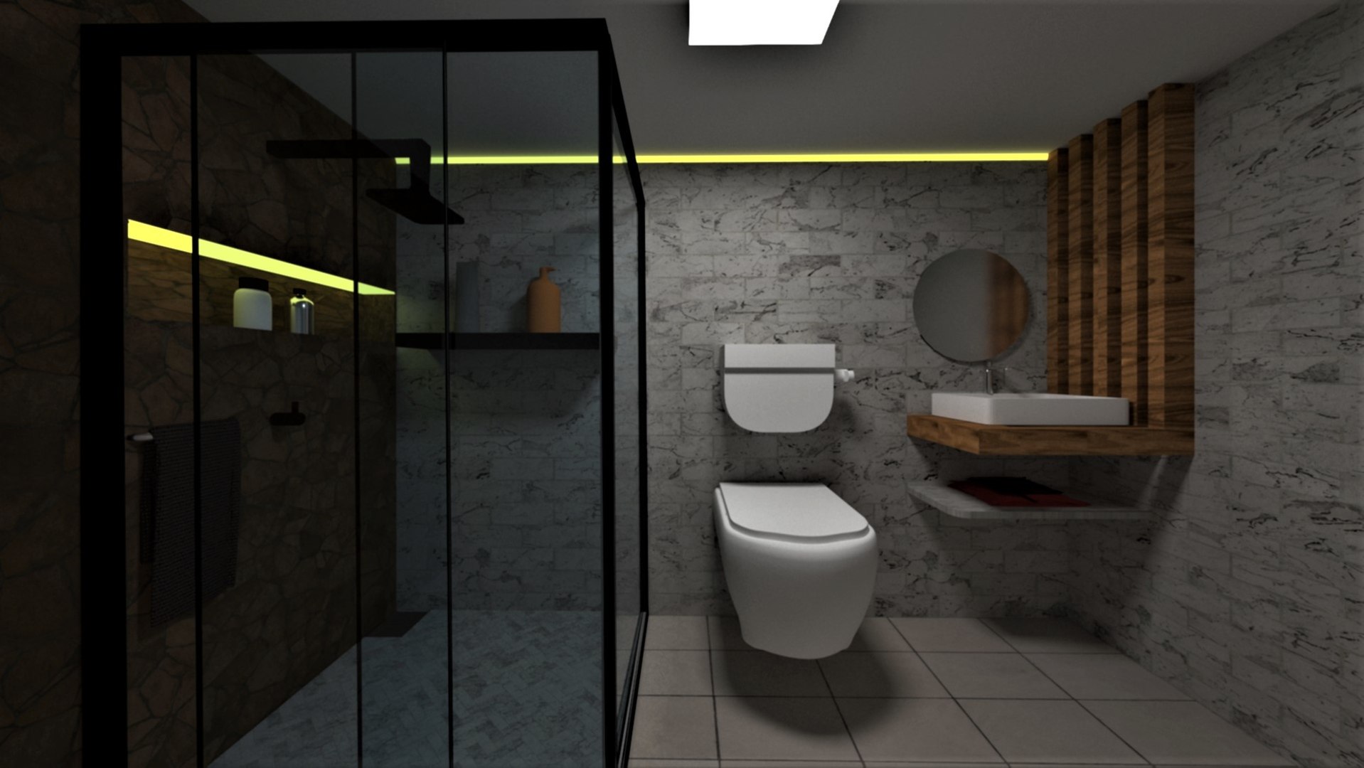 Bathroom Washroom 3D Model - TurboSquid 1675260