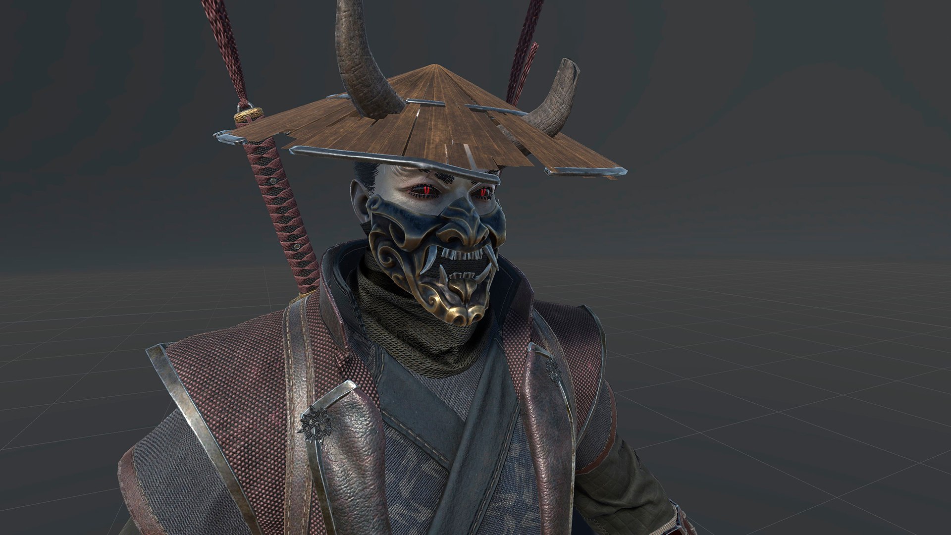 3D Model Fallen Samurai - TurboSquid 1853673