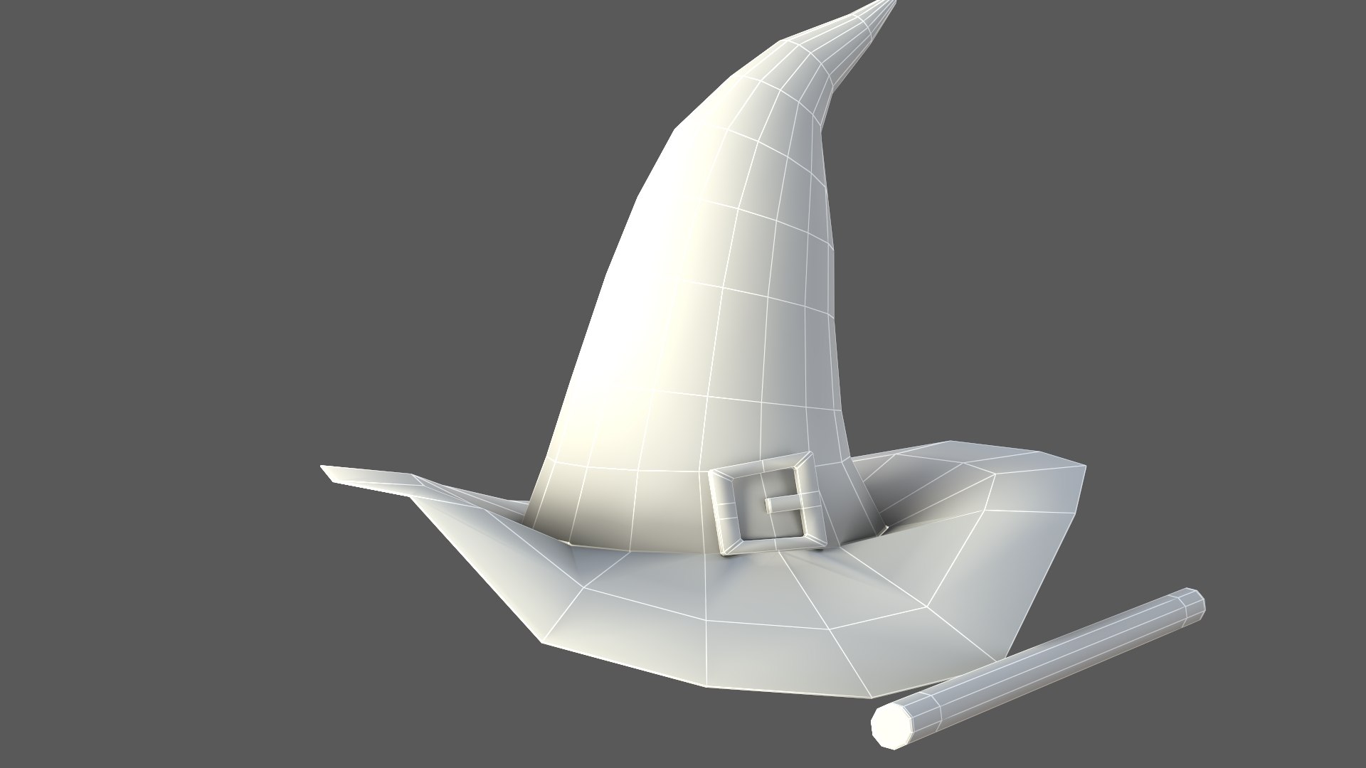Magic Hat And Wand V03 3D Model - TurboSquid 2390947