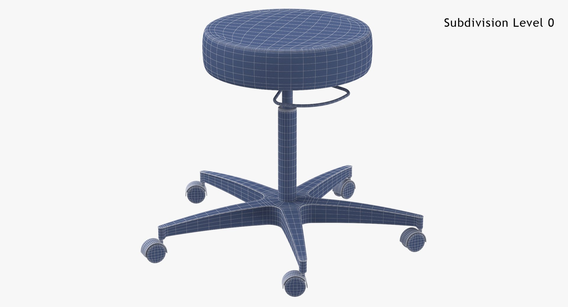 Physician Stool 3D - TurboSquid 1884884