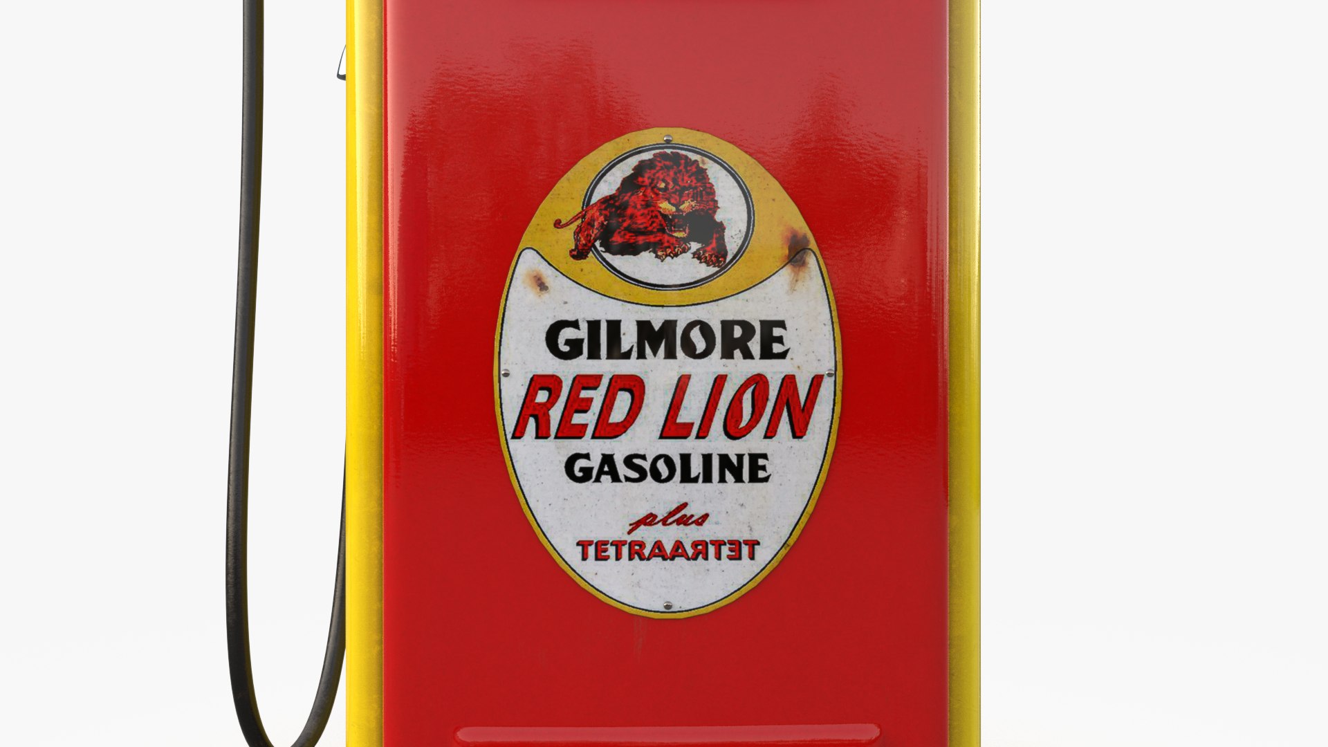 3D Vintage GILMORE Gasoline Pump 1948 Model - TurboSquid 1910225