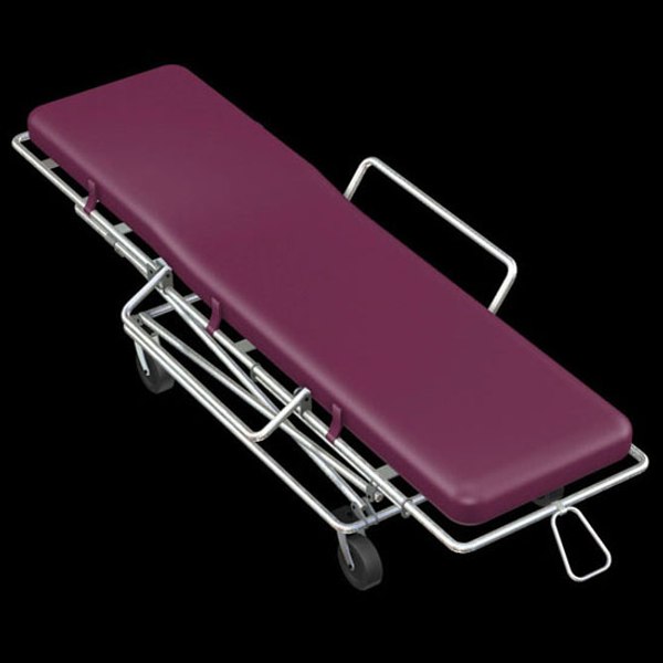 3d medical stretcher gurney model