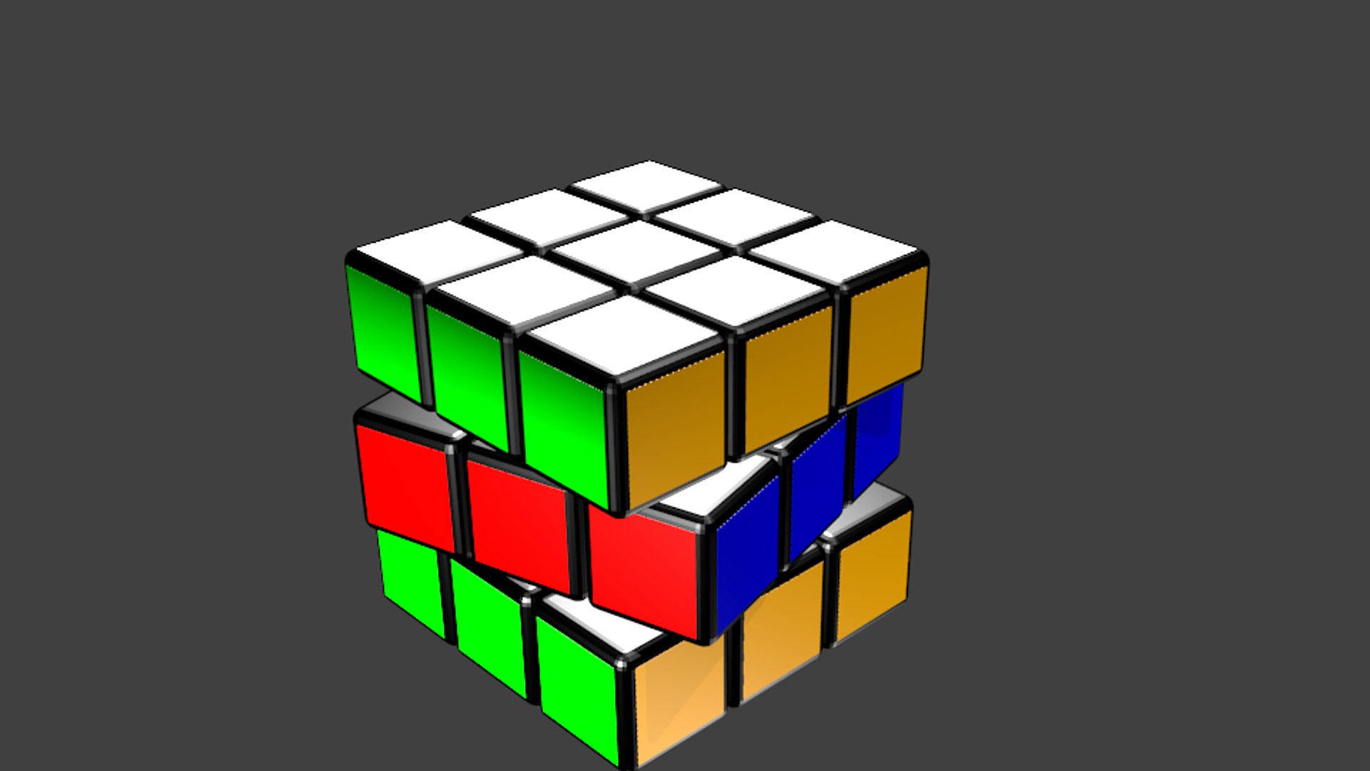 3ds Max Rubik Cube