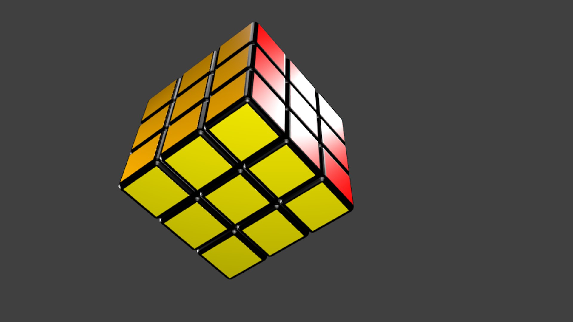 3ds Max Rubik Cube
