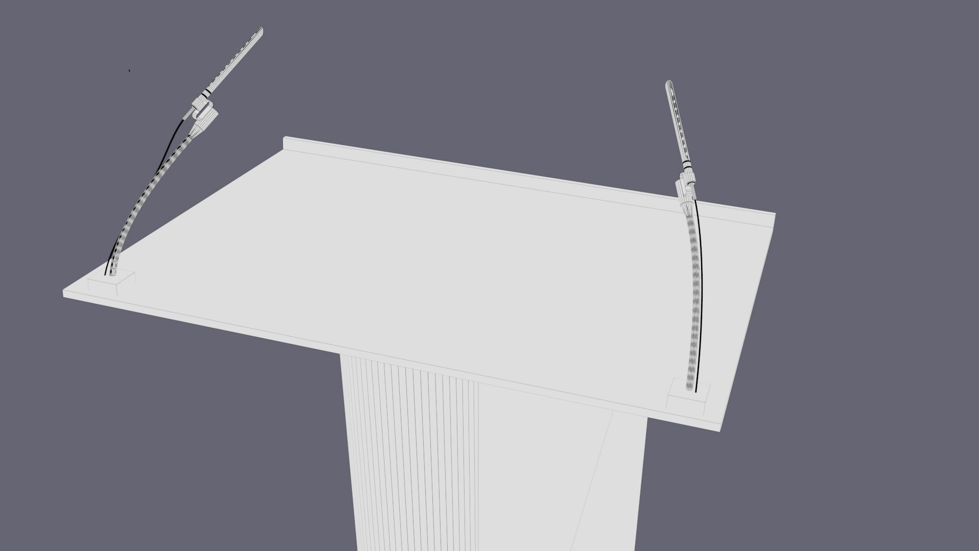 Lectern perspex 3D - TurboSquid 1673881