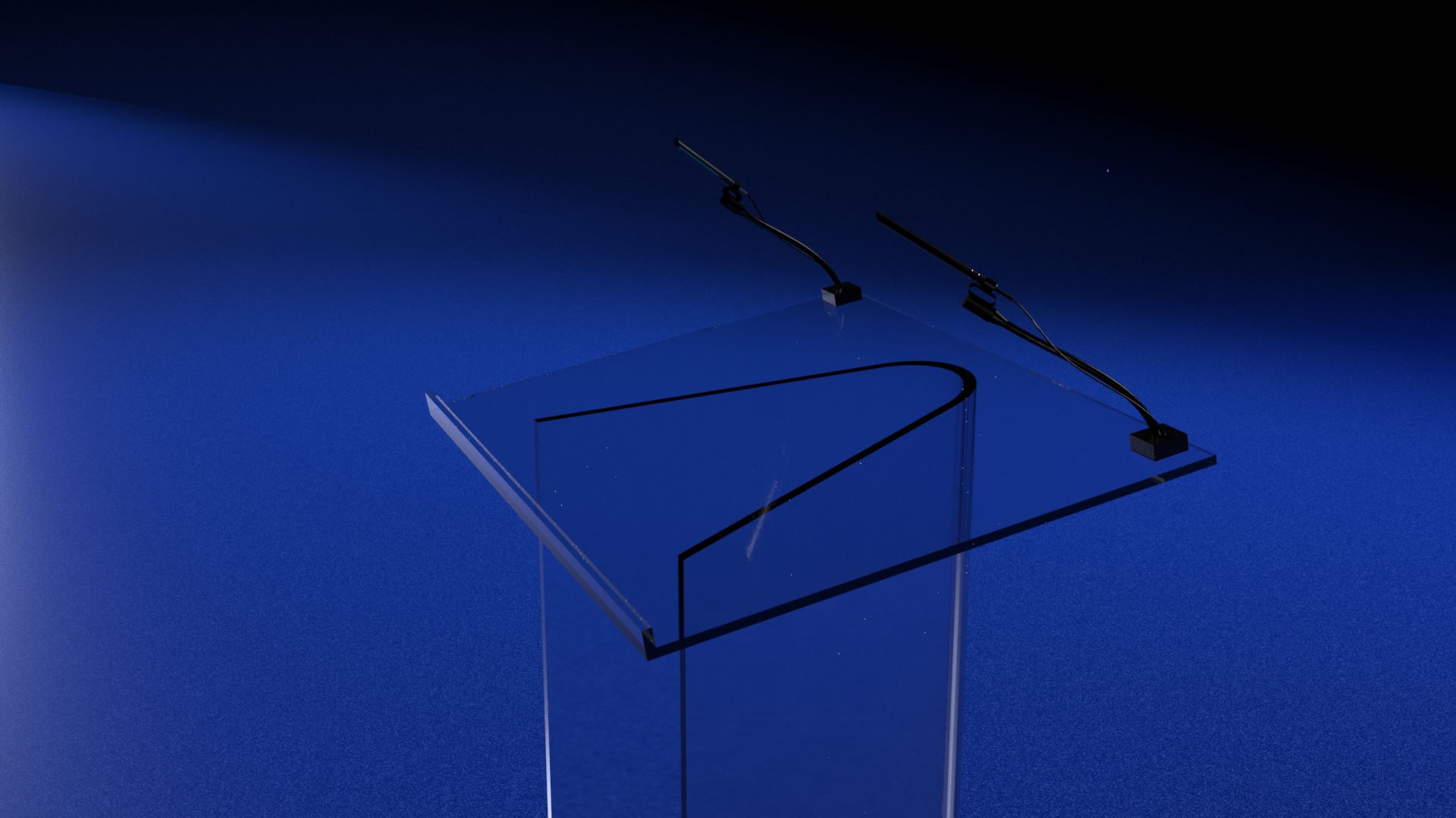 Lectern Perspex 3D - TurboSquid 1673881