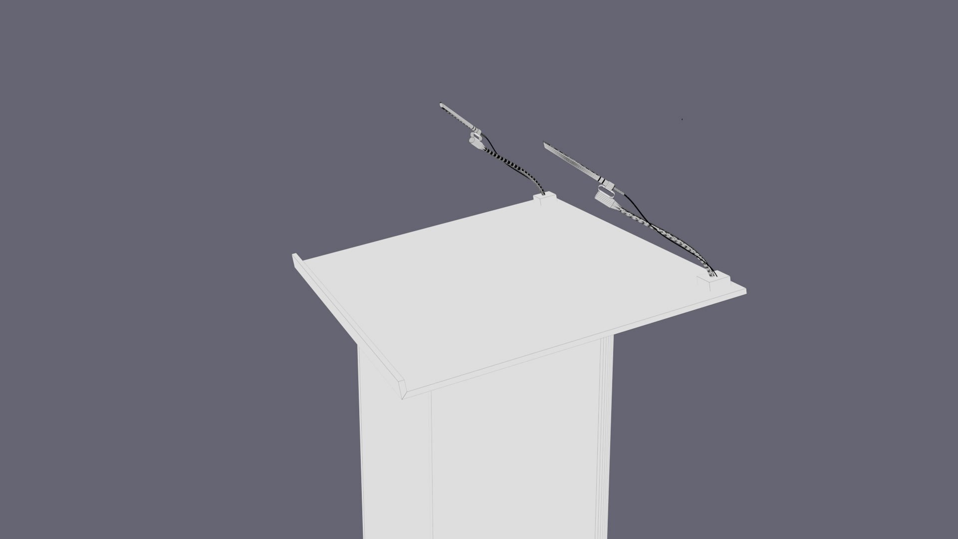 Lectern Perspex 3D - TurboSquid 1673881