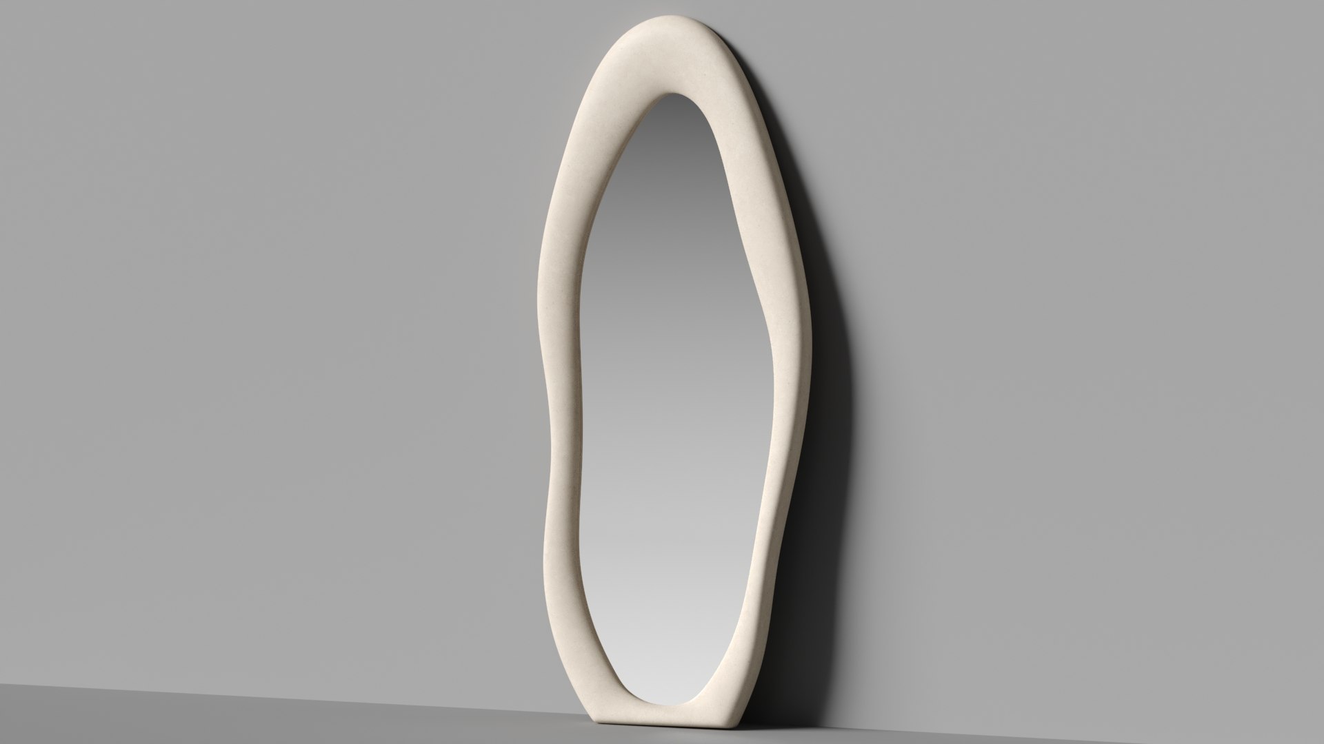 3D Amon Irregular Floor Mirror By Wrought Studio - Wayfair - TurboSquid ...