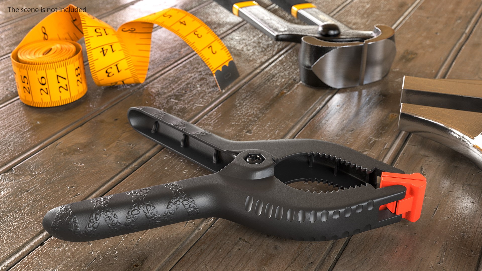 3D plastic spring clamp - TurboSquid 1575792