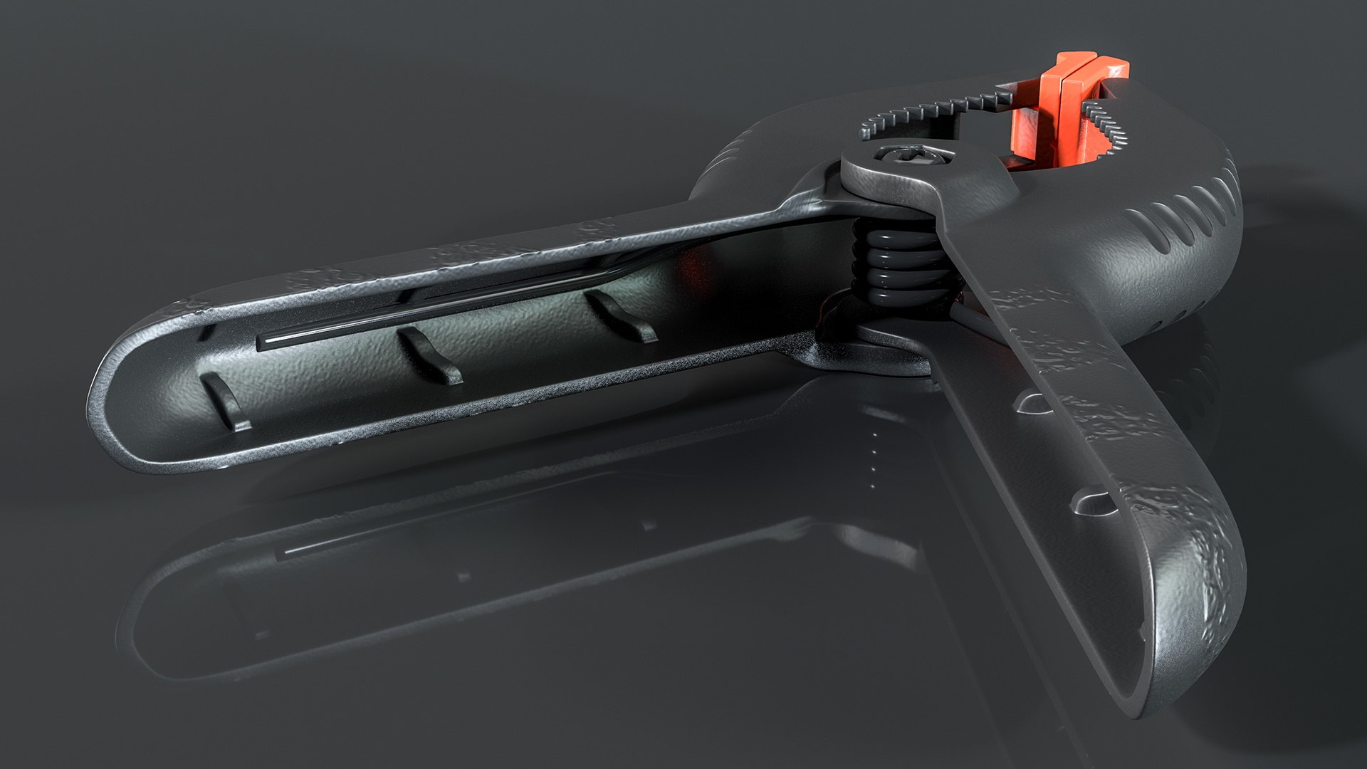 3D plastic spring clamp - TurboSquid 1575792