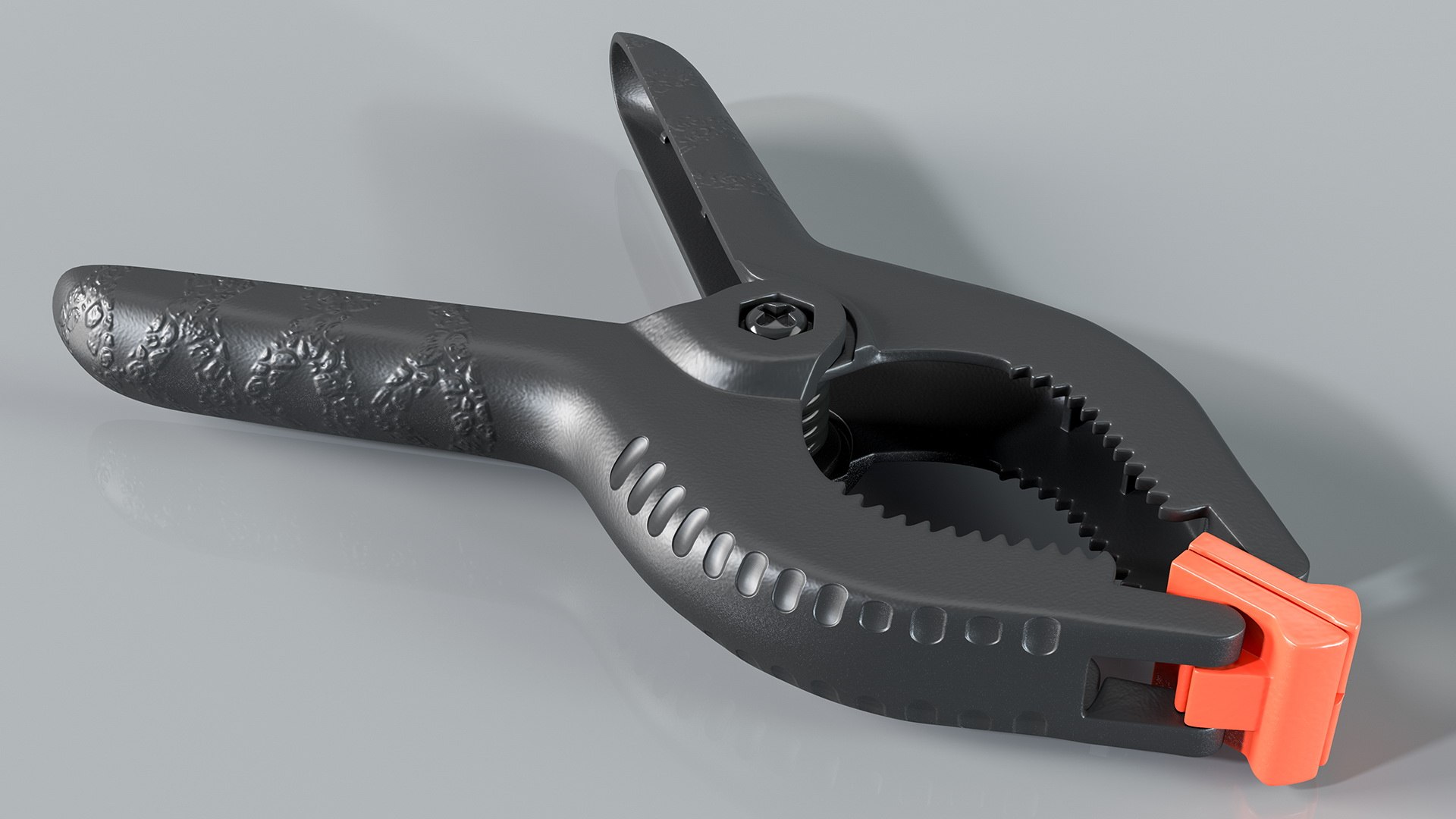 3D plastic spring clamp - TurboSquid 1575792