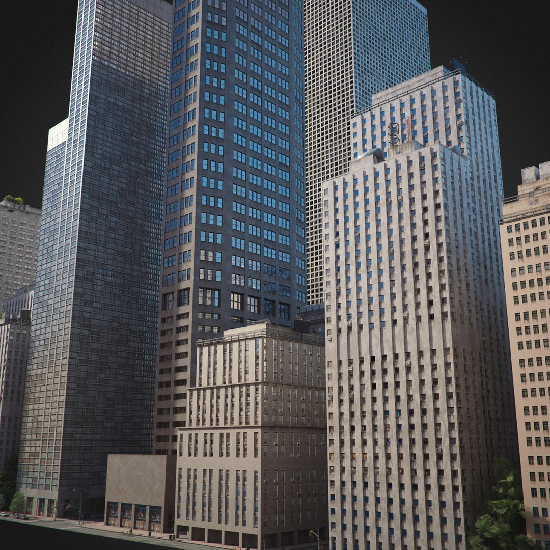 City Exterior Streets 3D Model - TurboSquid 1521769