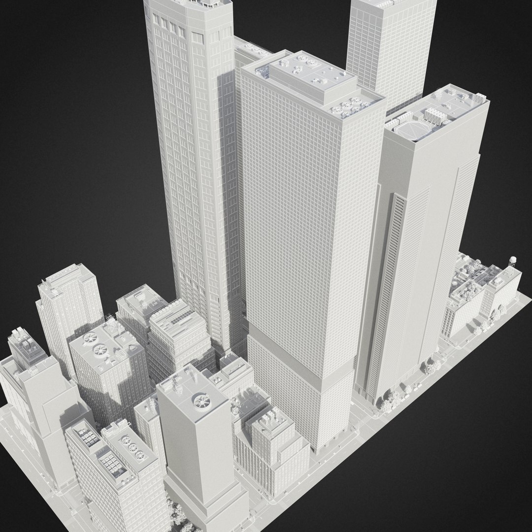 City Exterior Streets 3D Model - TurboSquid 1521769