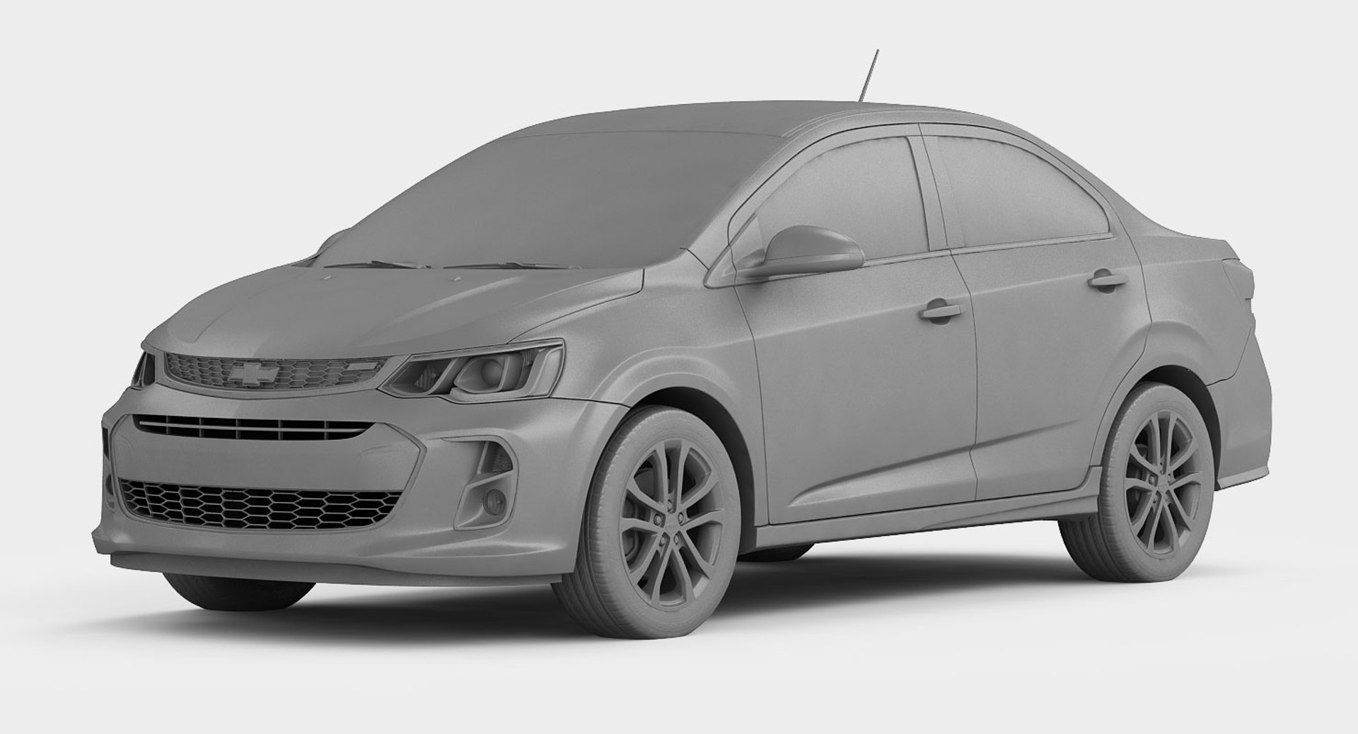 3d Model Chevrolet Sonic Sedan
