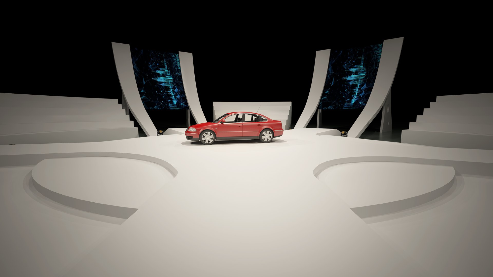 3D car stage design model - TurboSquid 1534463