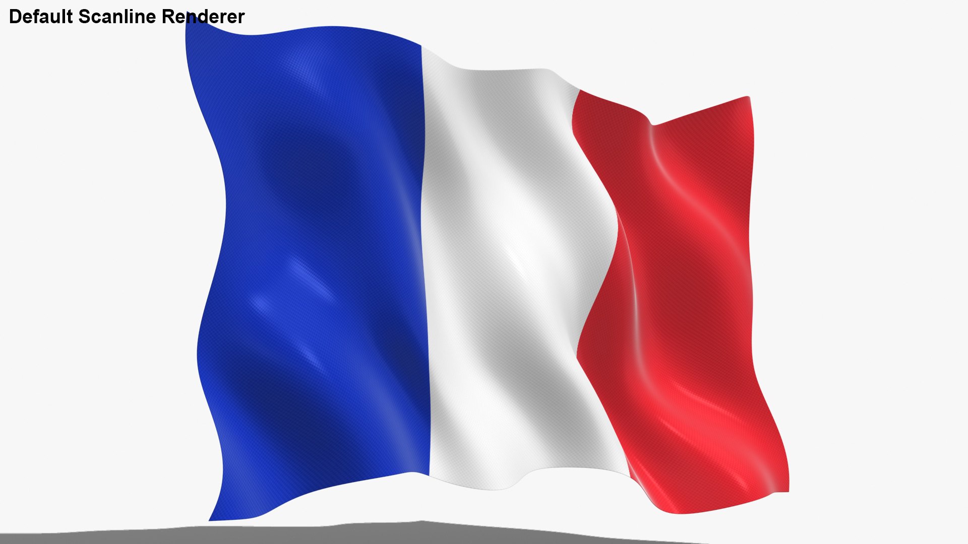 France flag animation 3D - TurboSquid 1613594