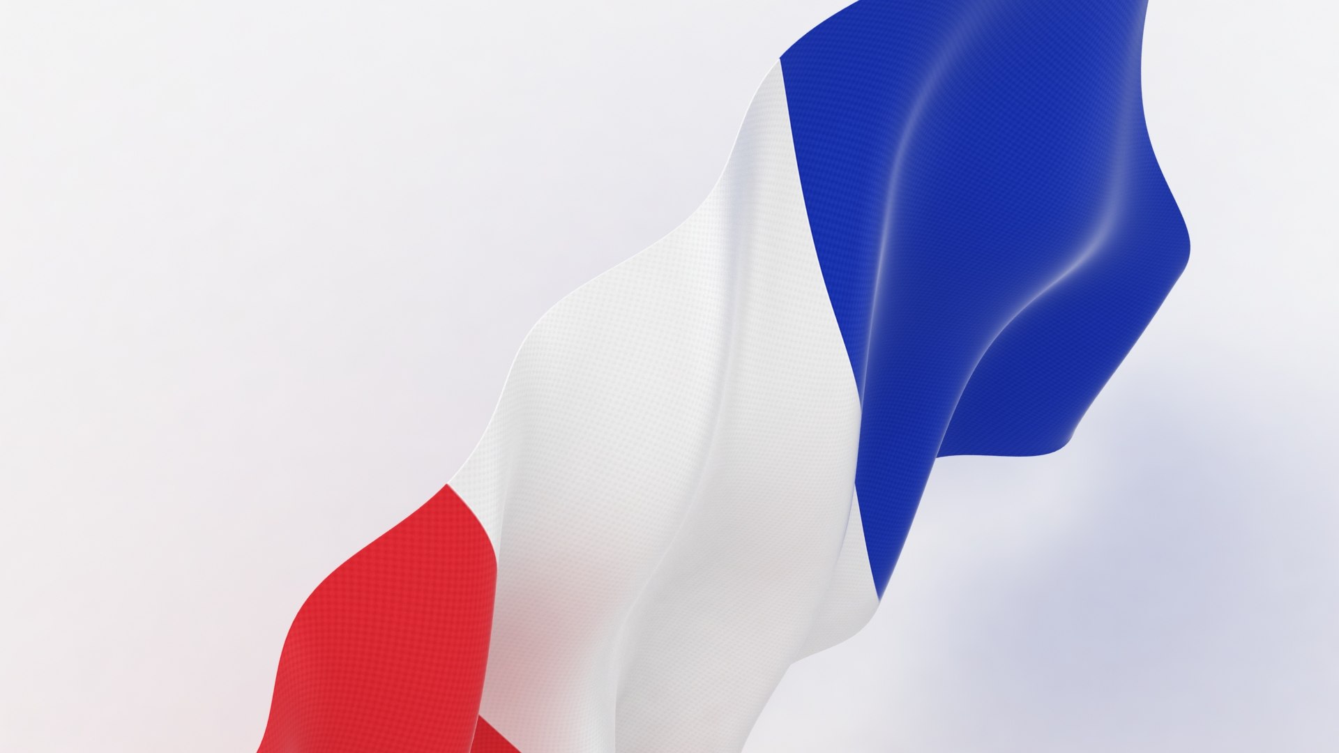 France flag animation 3D - TurboSquid 1613594