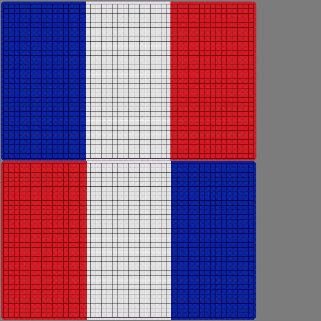 France flag animation 3D - TurboSquid 1613594