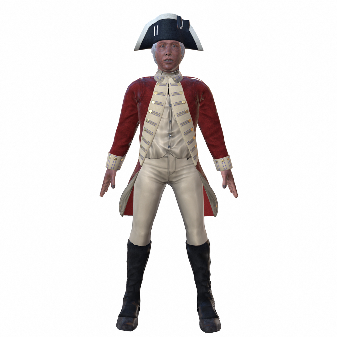 Redcoat Soldier British 3D Model - TurboSquid 1192833