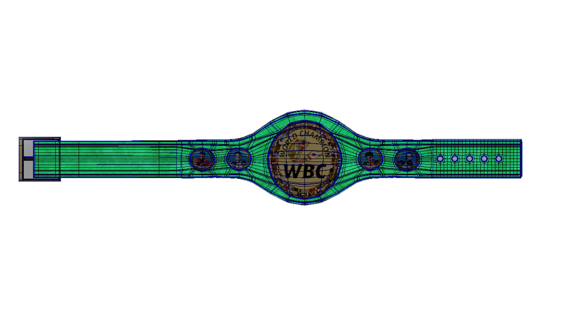 3D Wbc Boxing Belt Model - TurboSquid 1636914