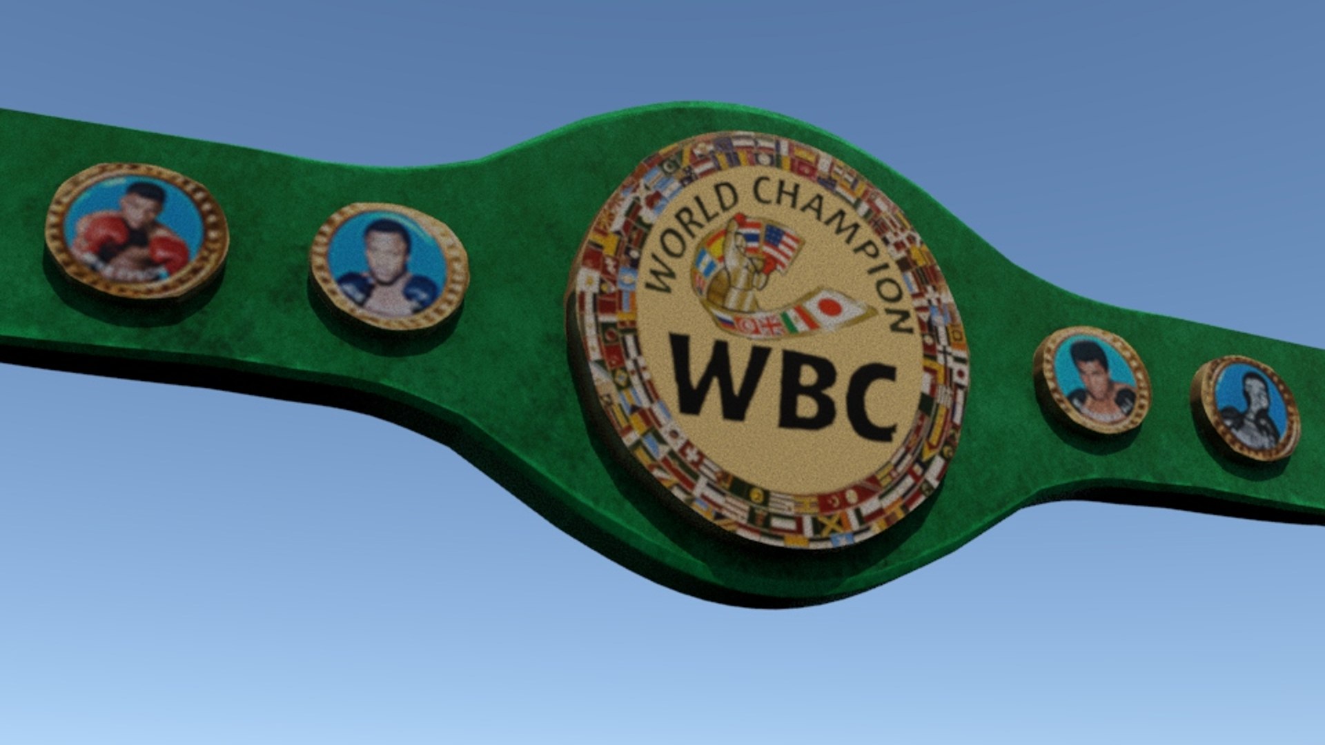 3D Wbc Boxing Belt Model - TurboSquid 1636914