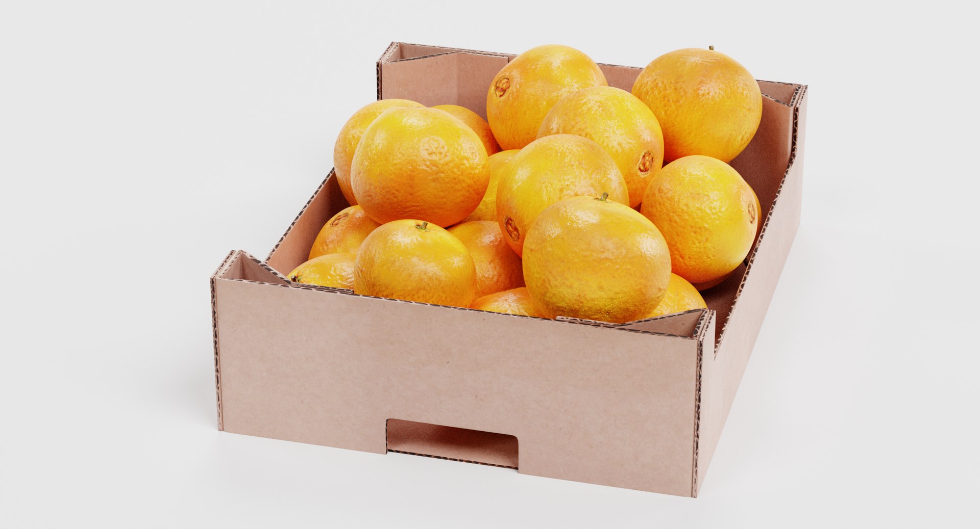 Oranges Box 3D Model - TurboSquid 1405429
