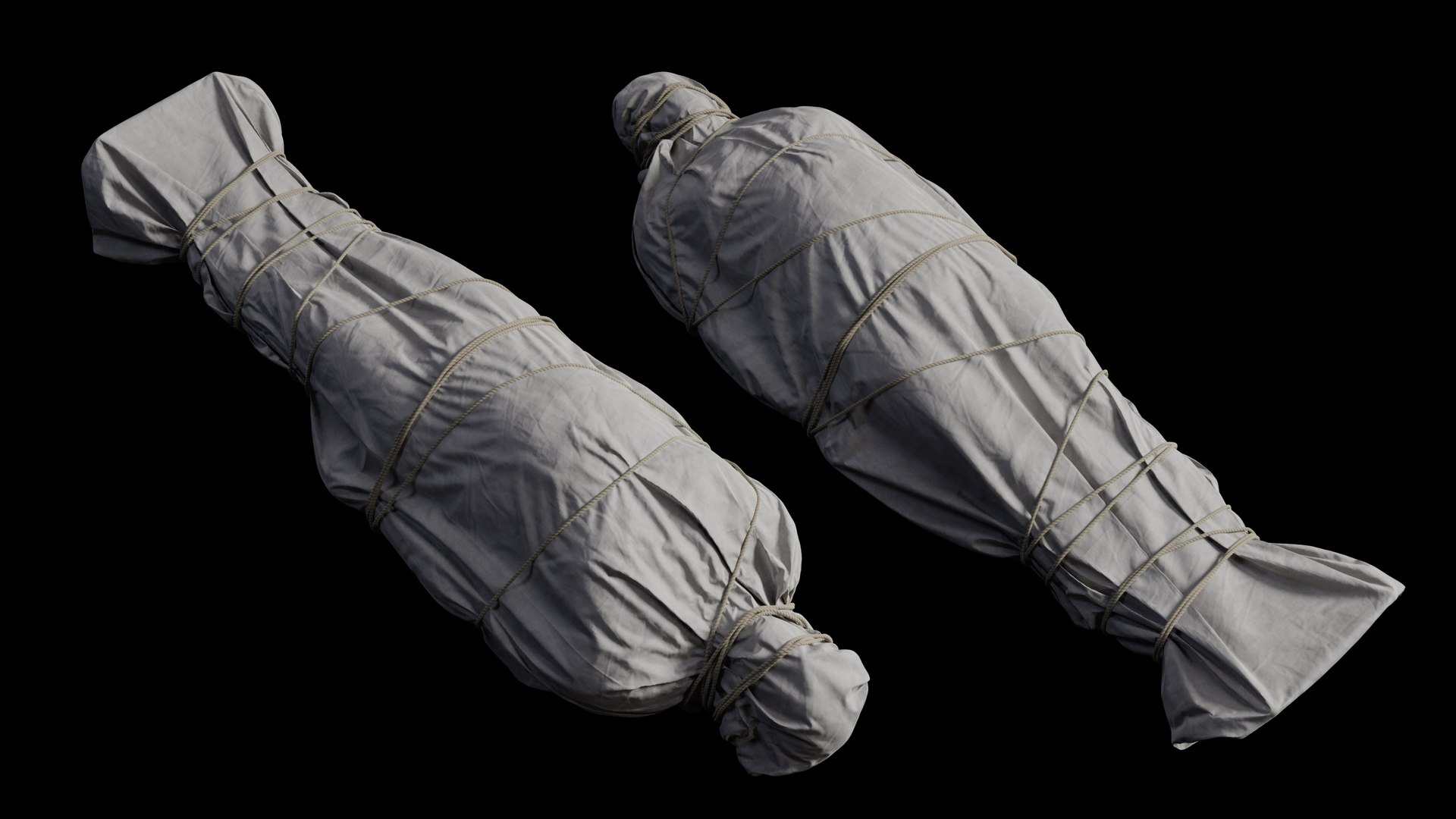 Covered Corpse 09 Low-Poly Model - TurboSquid 2382113