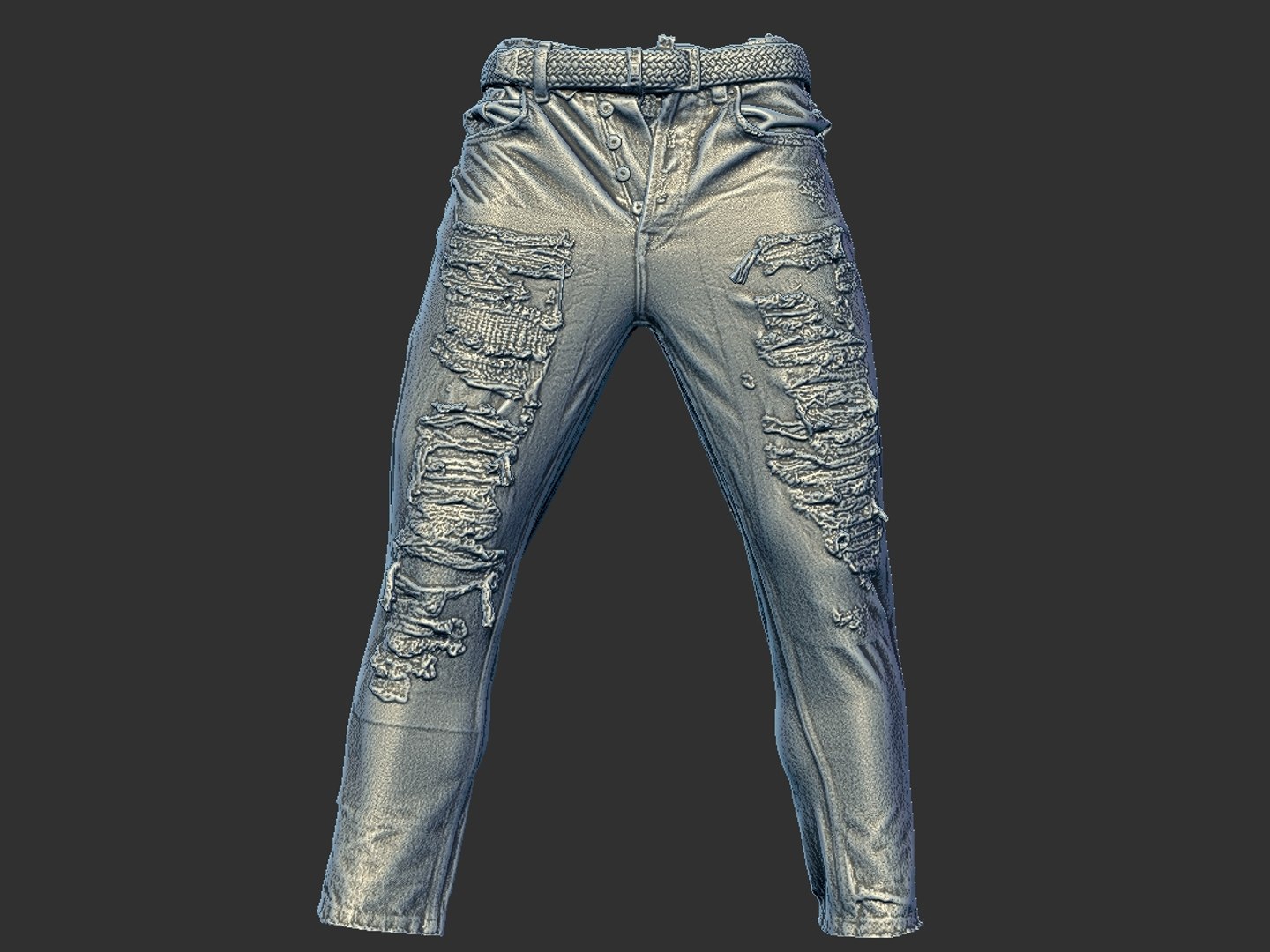 3D Fashionable Pants 2 - TurboSquid 1861713