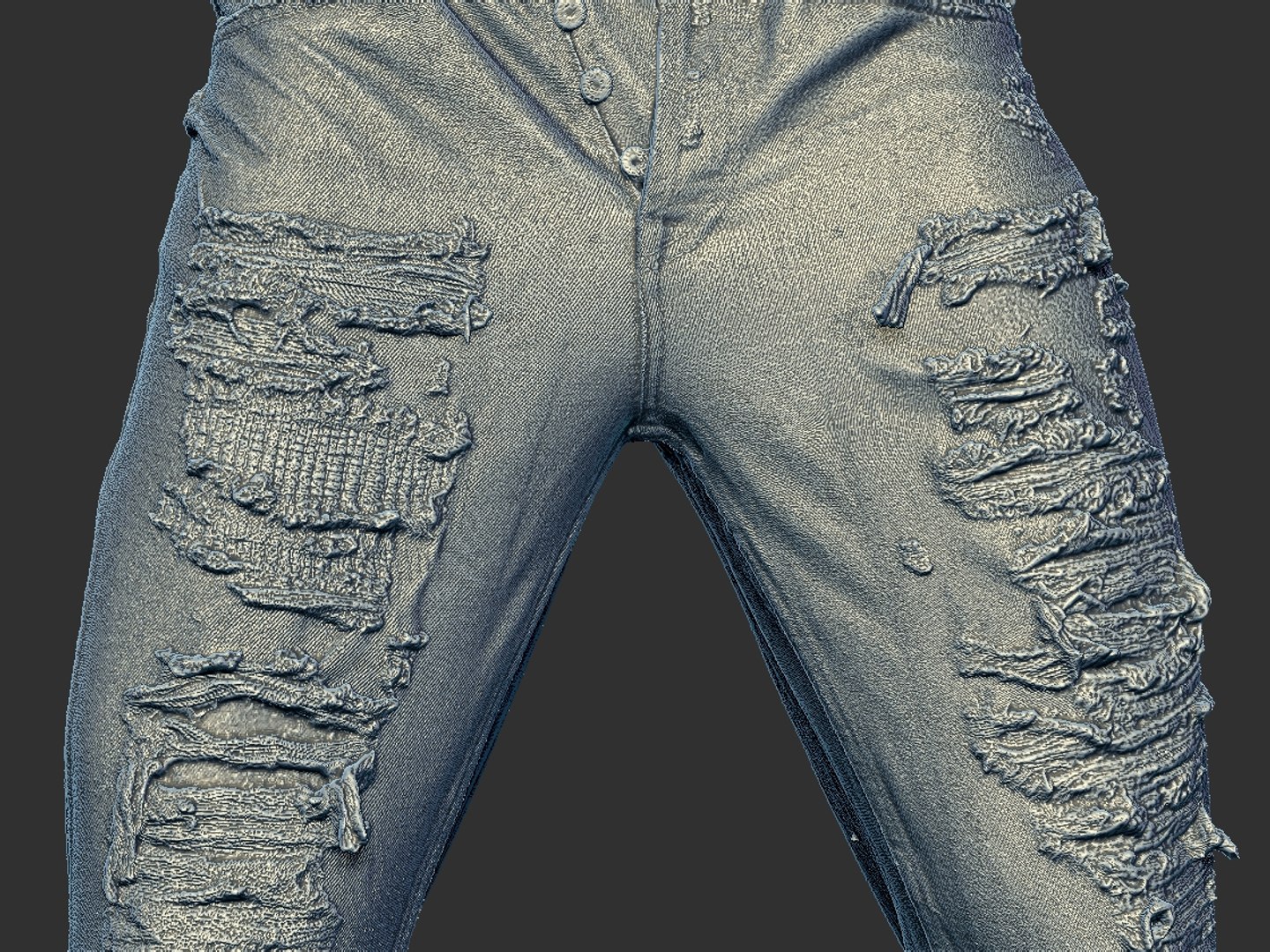3D Fashionable Pants 2 - TurboSquid 1861713