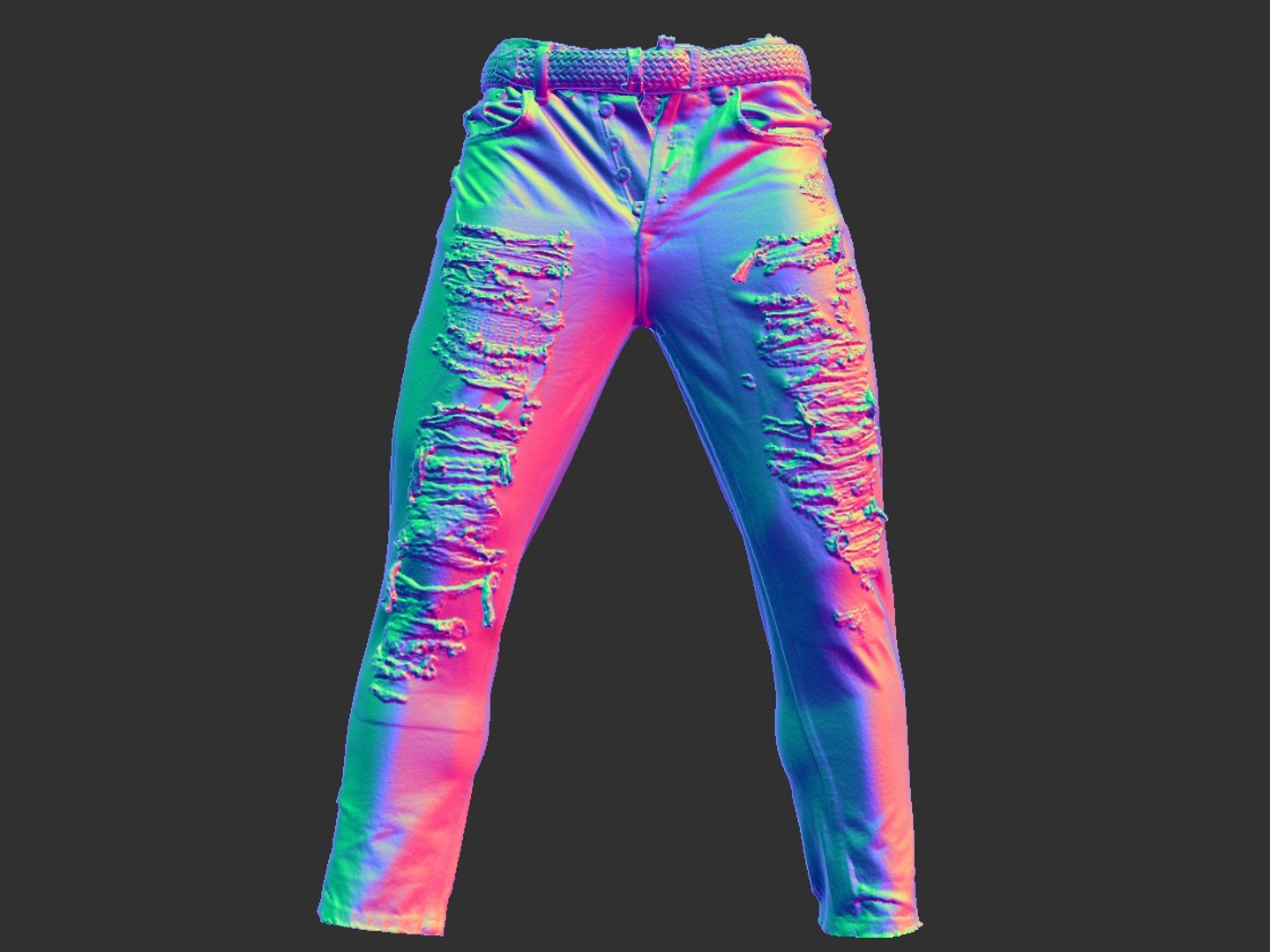 3D Fashionable Pants 2 - TurboSquid 1861713