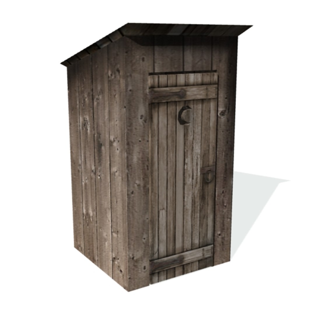 3d historical small construction wall model