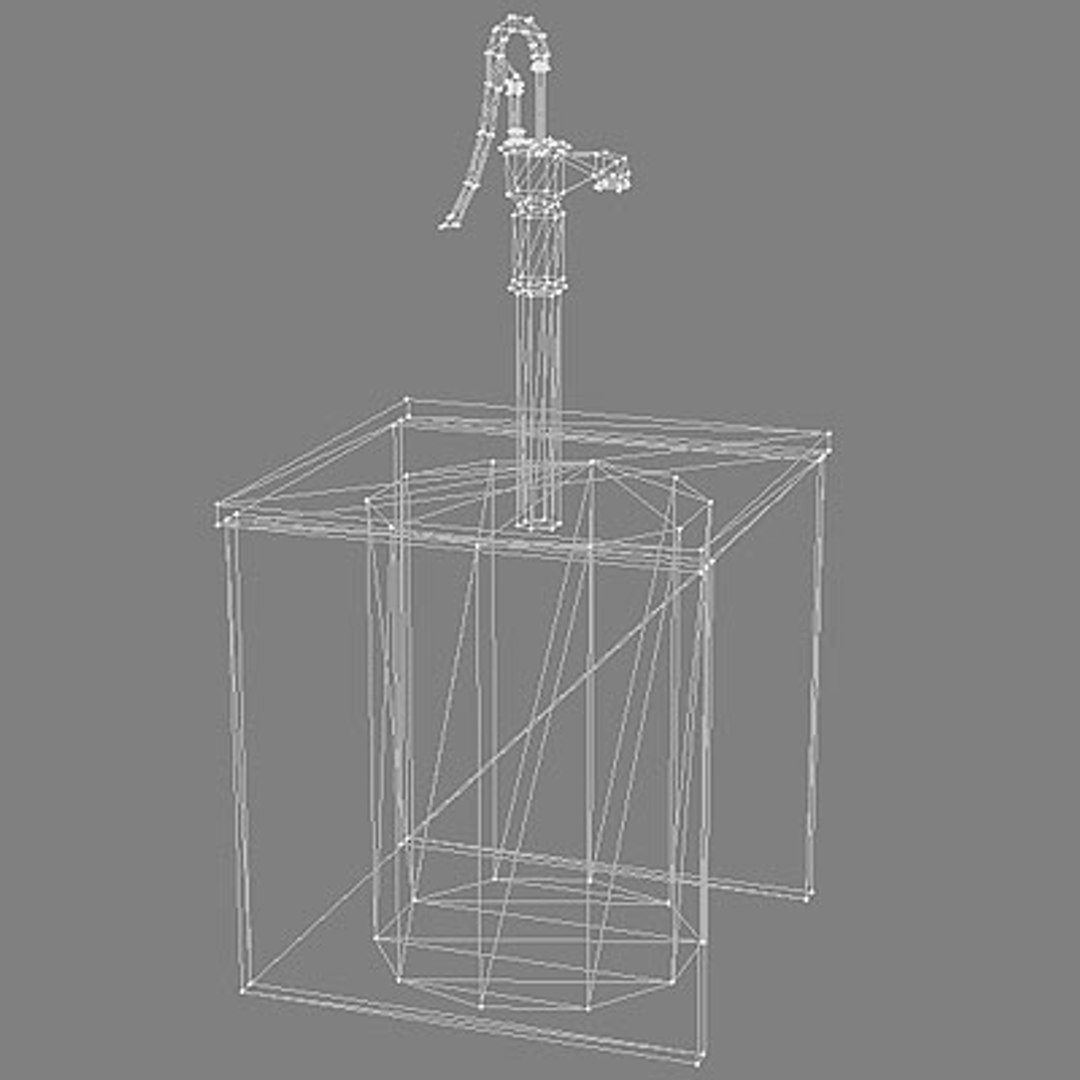 3d historical small construction wall model