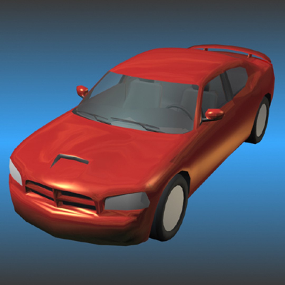 3d luxury sedan car games model