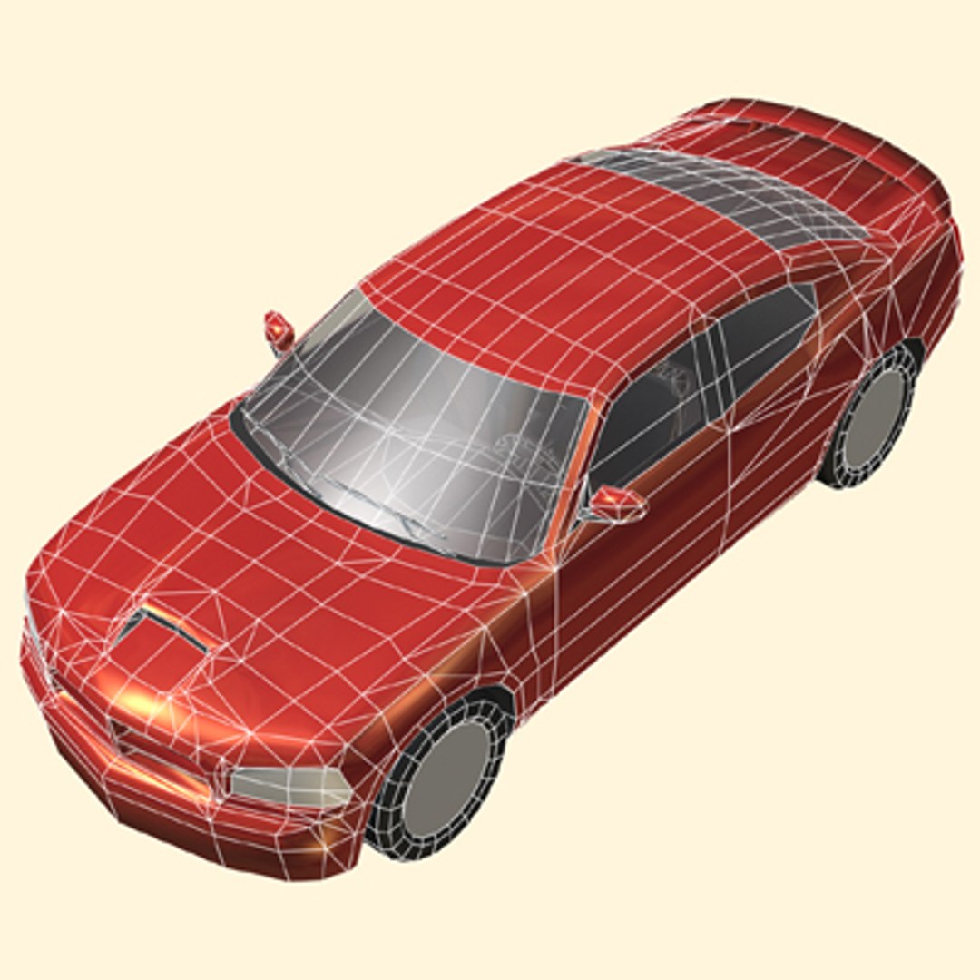 3d luxury sedan car games model