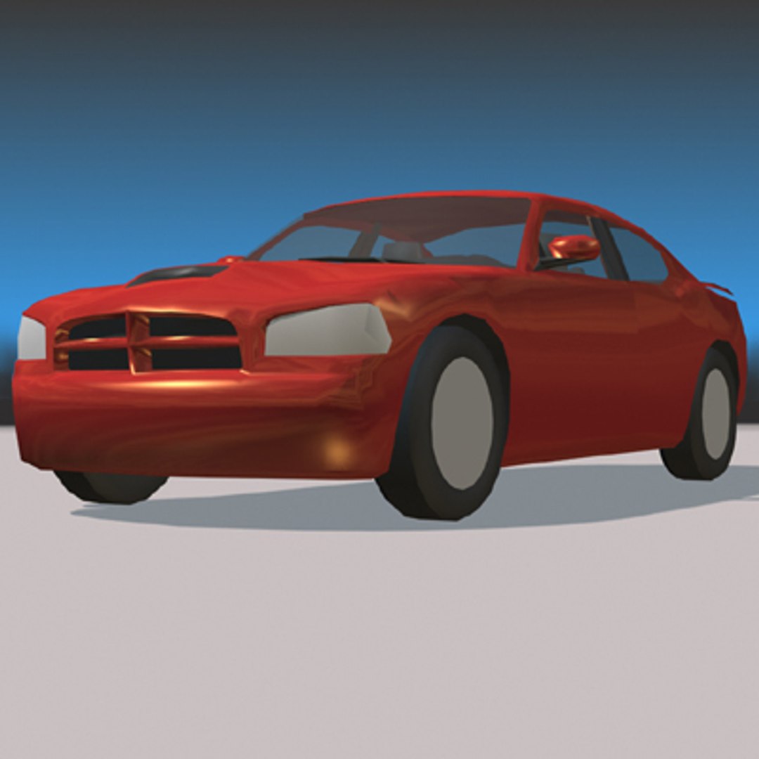 3d luxury sedan car games model