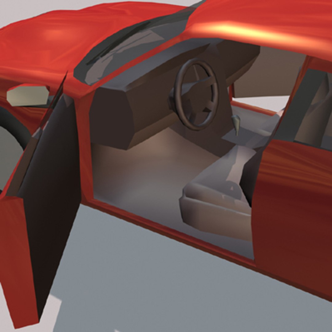 3d luxury sedan car games model