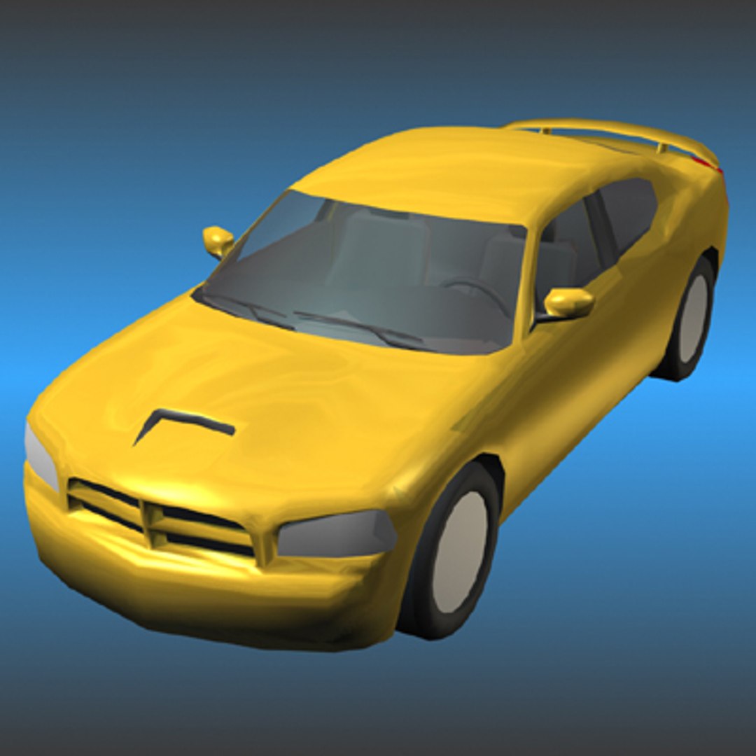 3d luxury sedan car games model