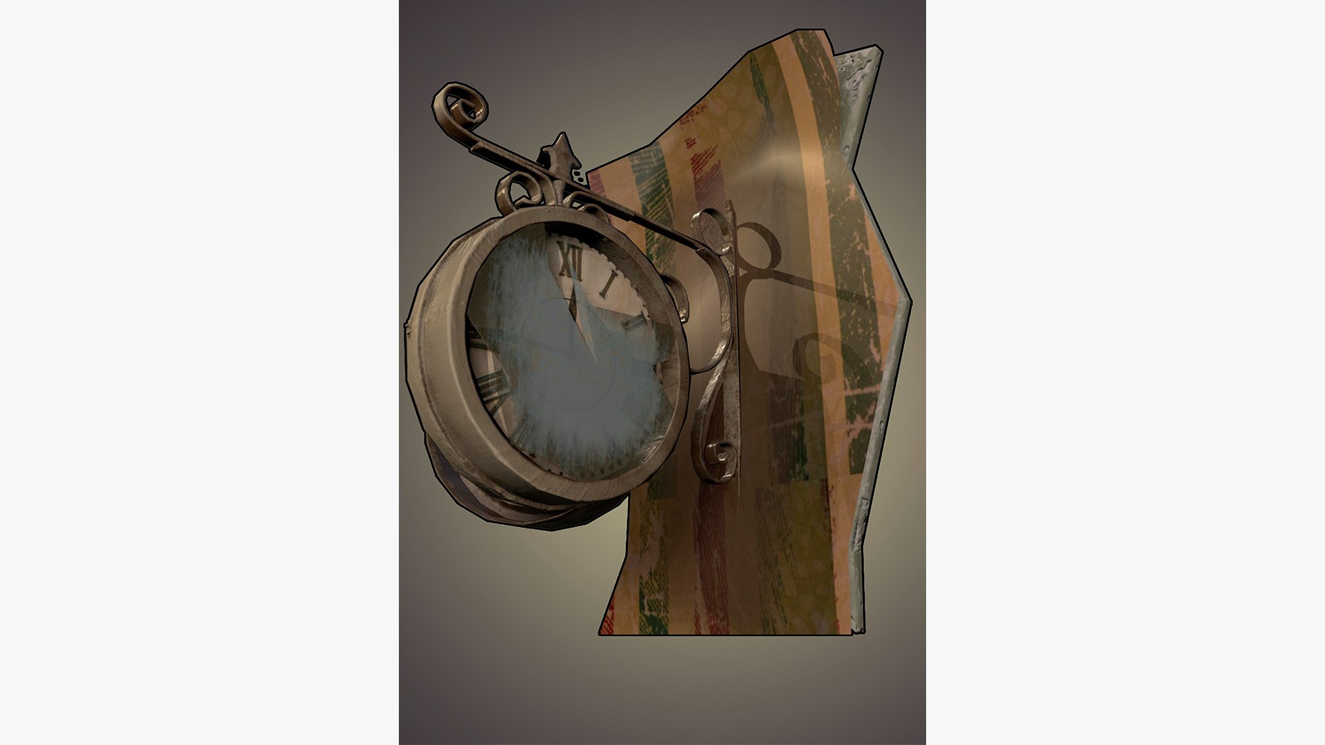 English old interior watches game ready Low-poly 3D model 3D model ...