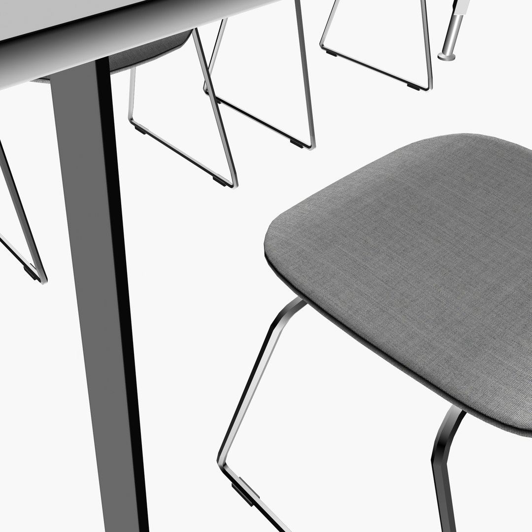 3d Obj Chairs Conference Table