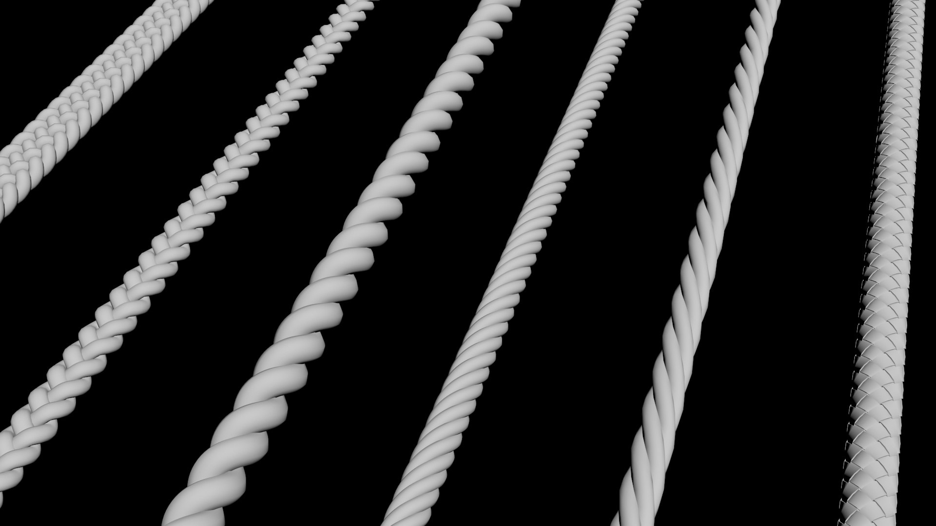 3D Ropes Collection 1 - TurboSquid 1987207