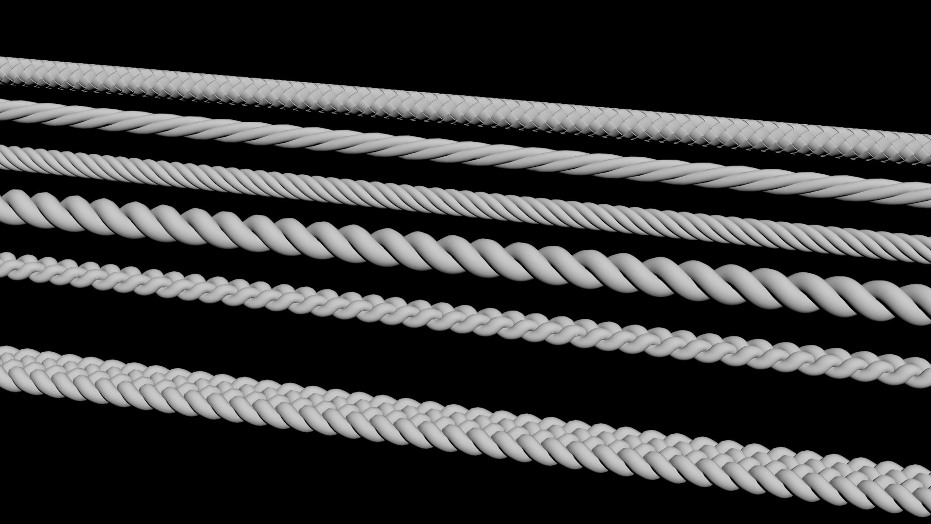 3D Ropes Collection 1 - TurboSquid 1987207