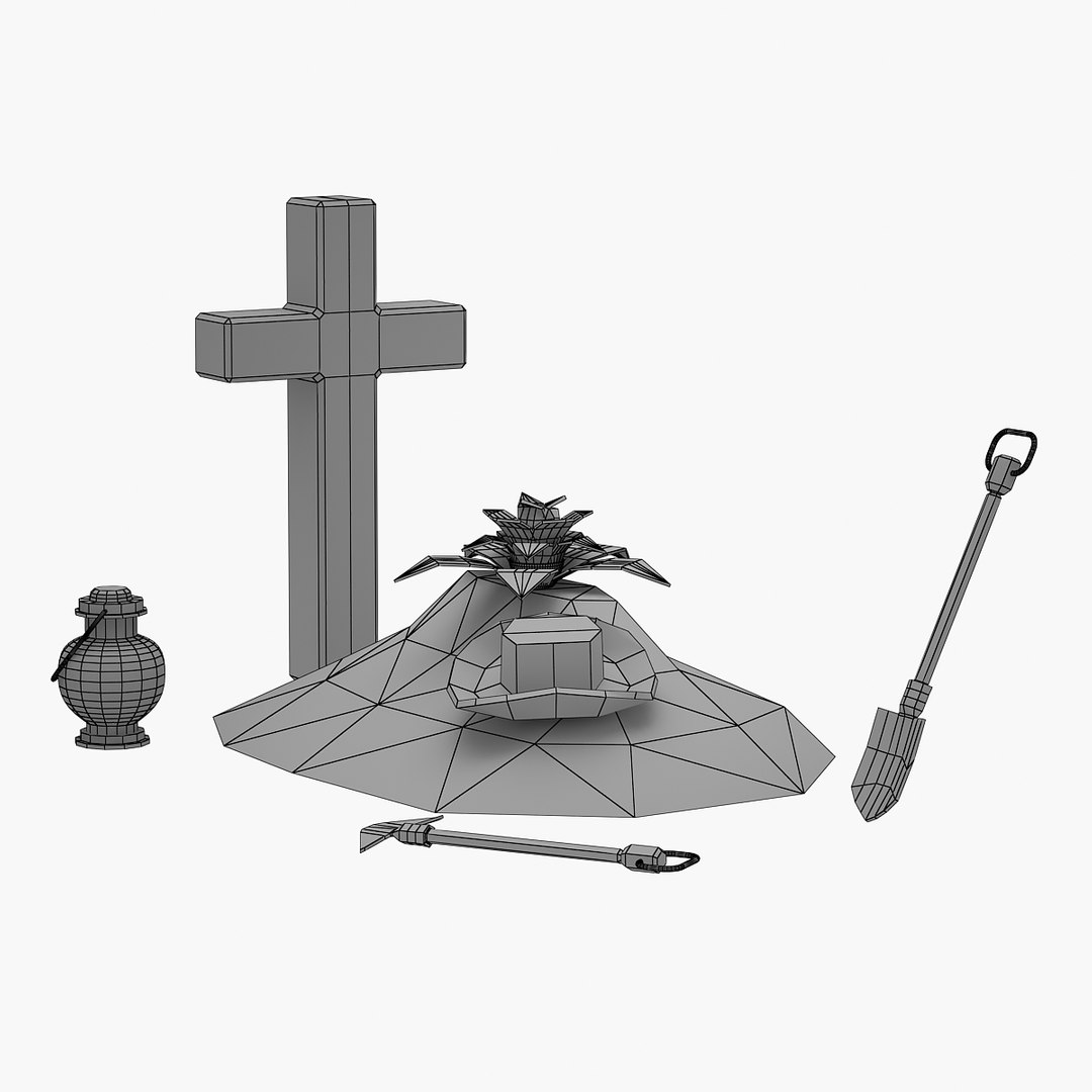 3D grave architectural model - TurboSquid 1544692