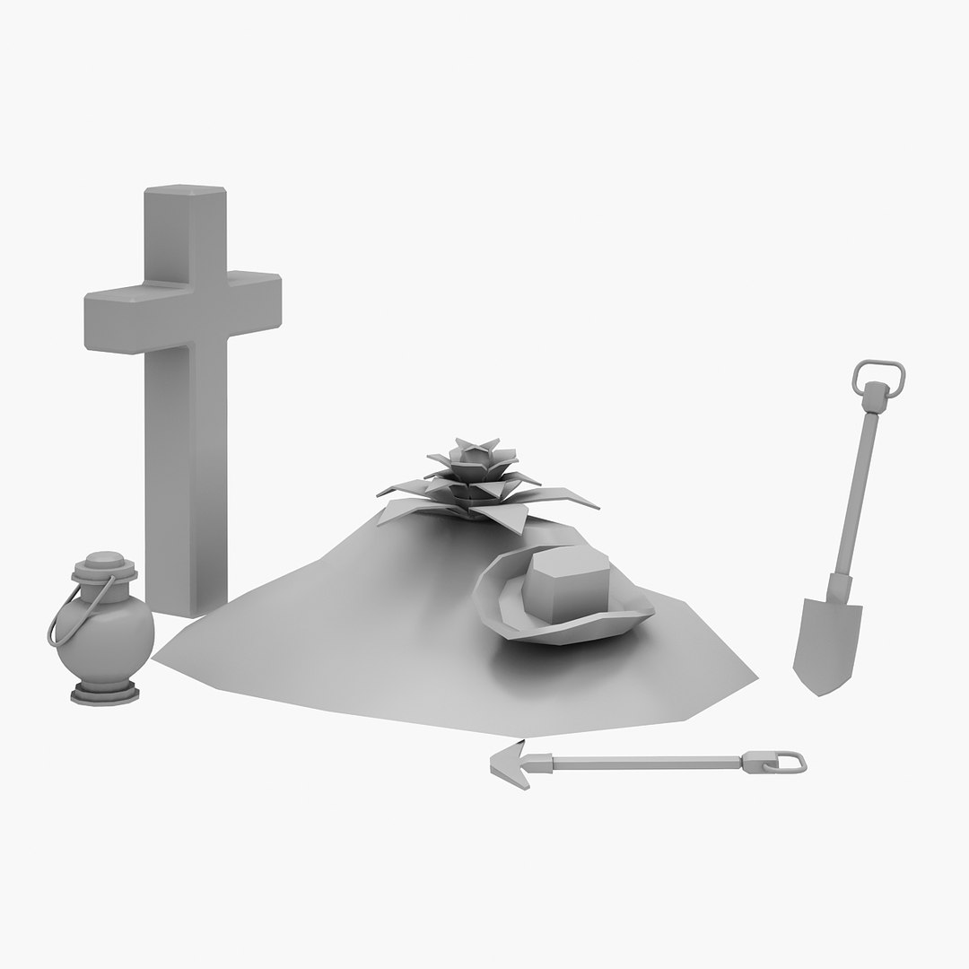 3D grave architectural model - TurboSquid 1544692